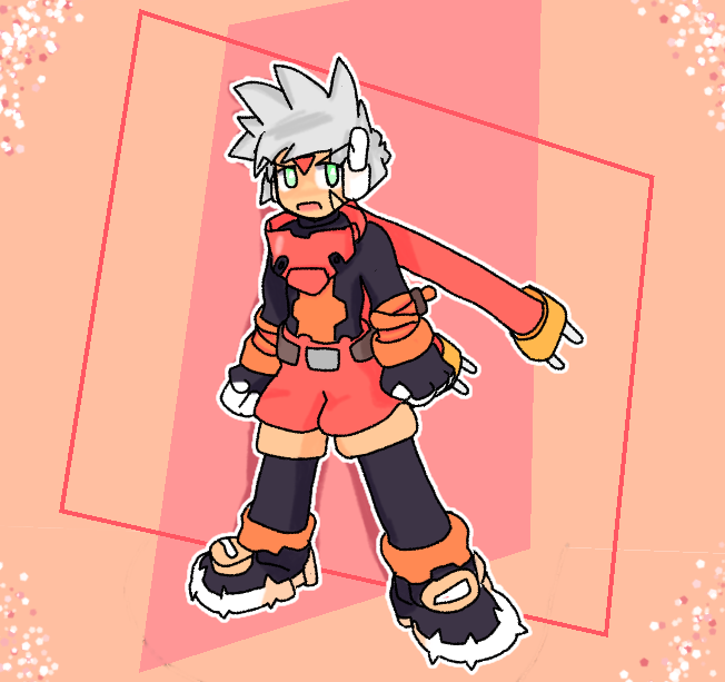Grey from megaman zx advent - ibisPaint