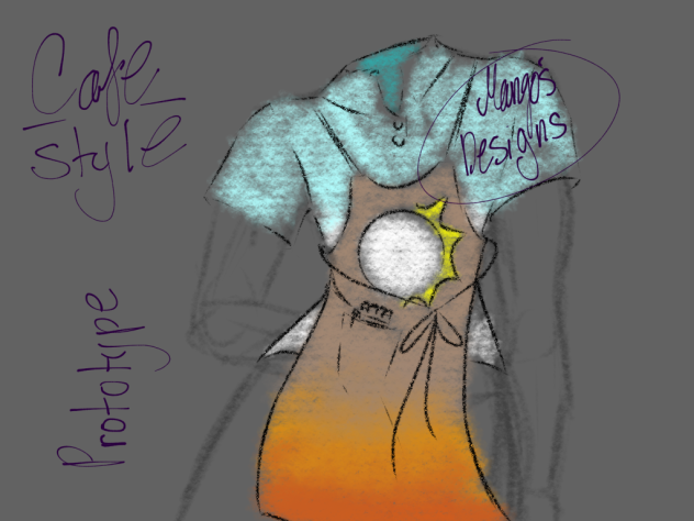 Summer Cafe Barista - ibisPaint