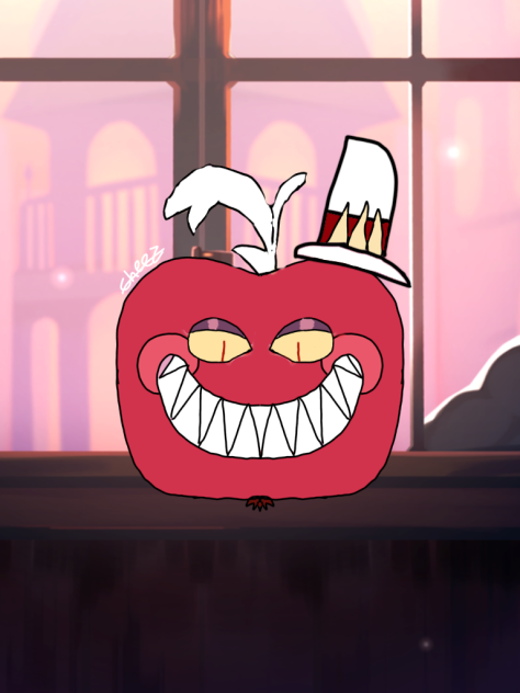 Lucifer but he's actually an apple - ibisPaint