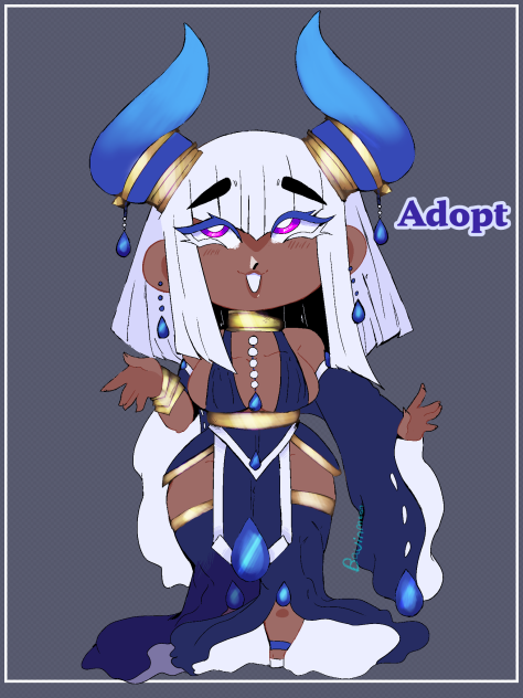 blue goddess adopt - ibisPaint