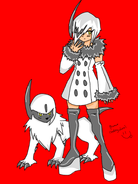absol and trainer - ibisPaint