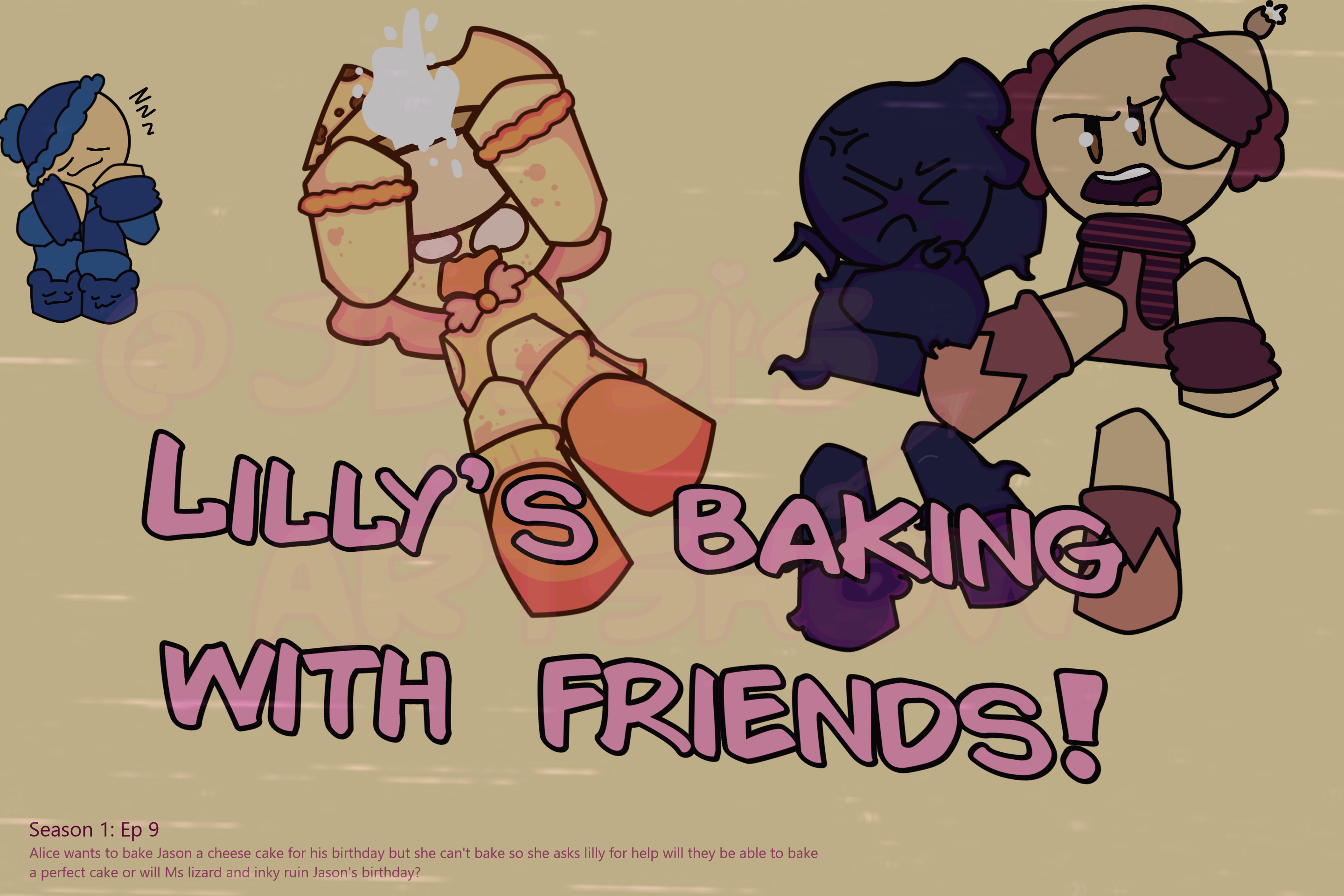 Lilly's baking with friends - ibisPaint