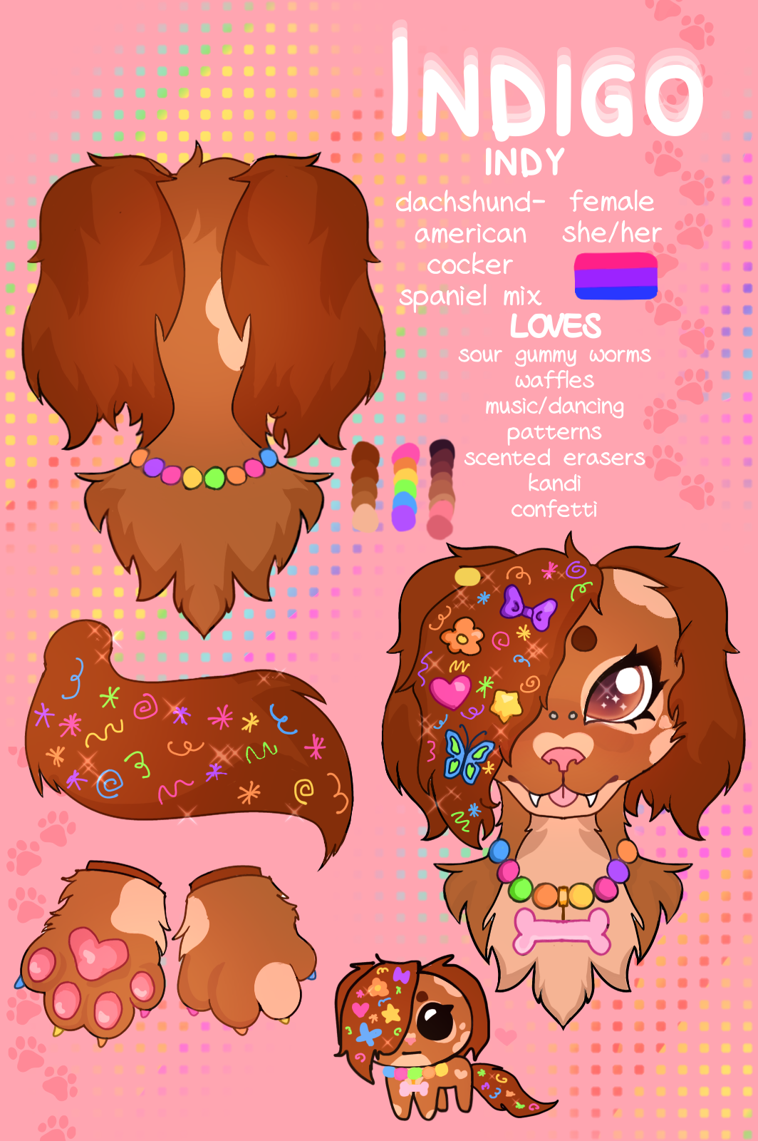 INDIGO! 🍧🐾🌈 (fursona) - ibisPaint