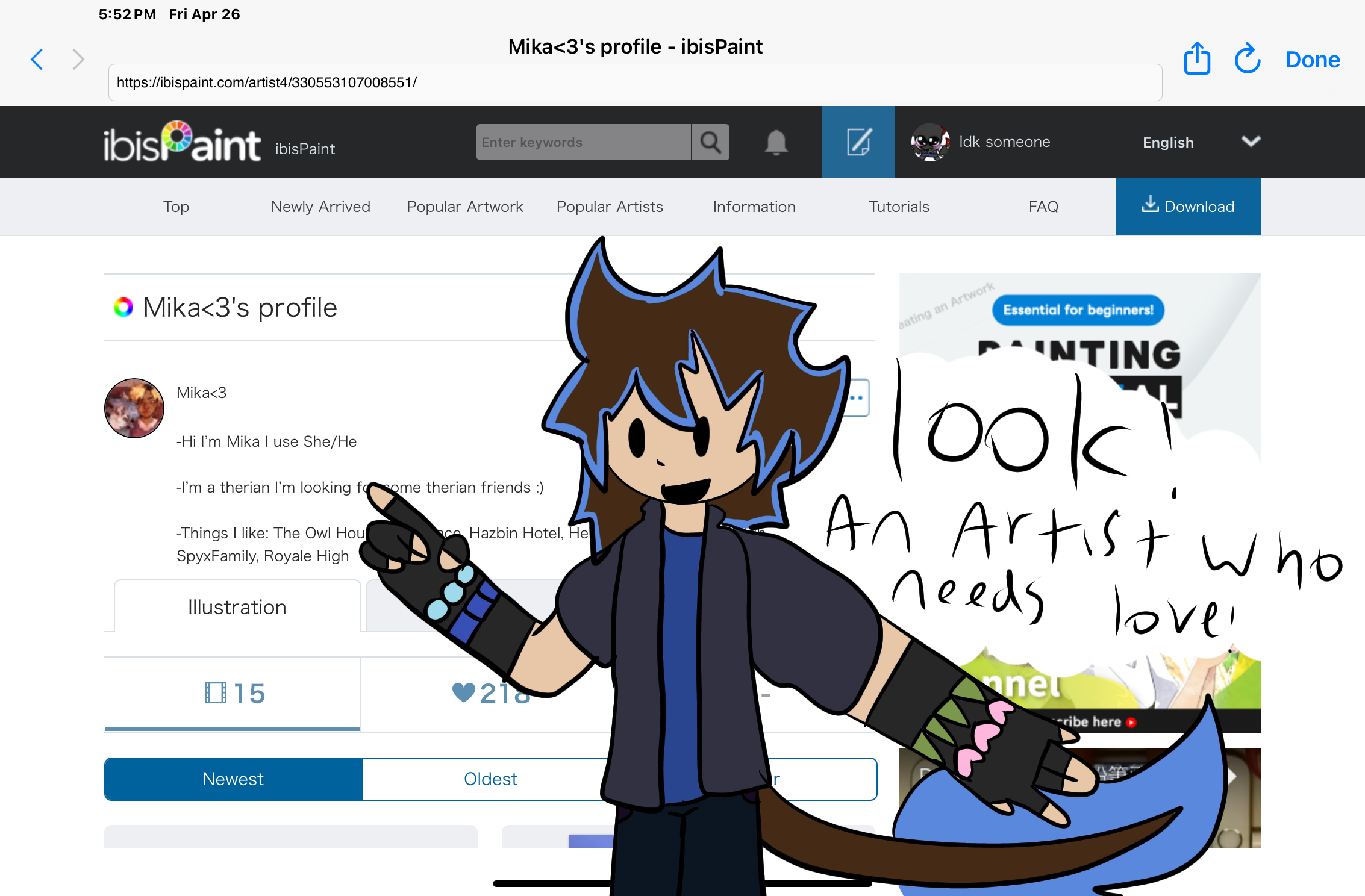 Shoutout! - ibisPaint