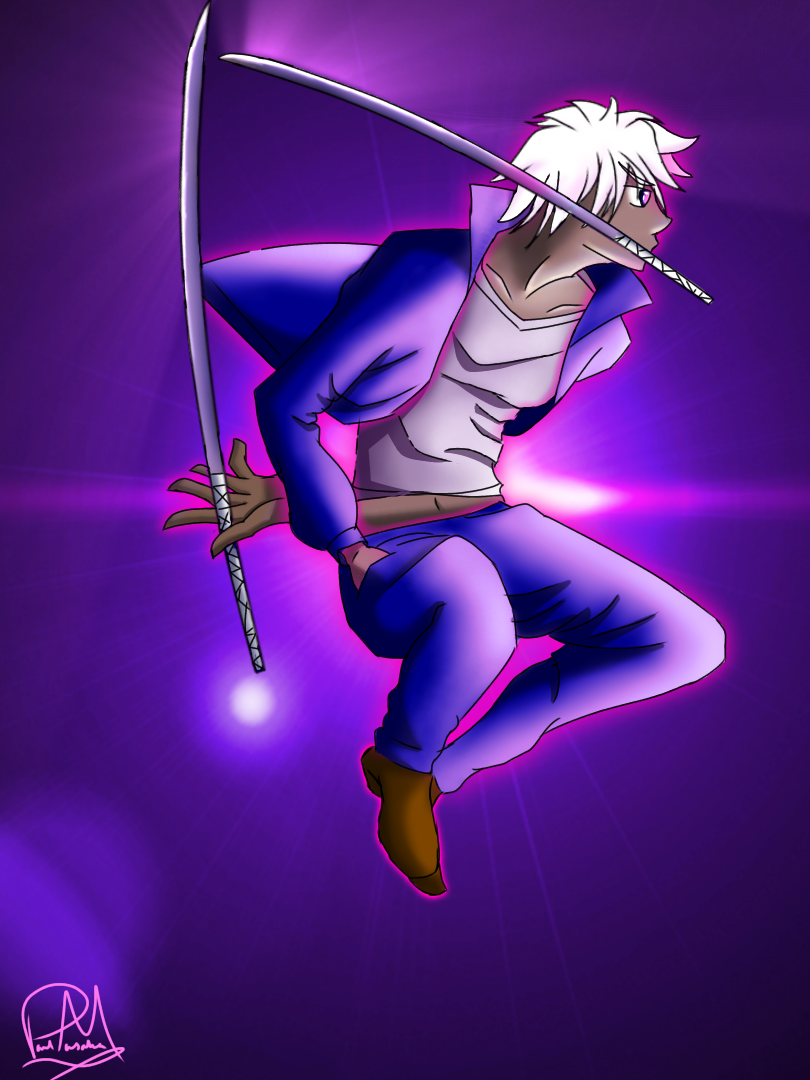 Violet Swordsman - ibisPaint