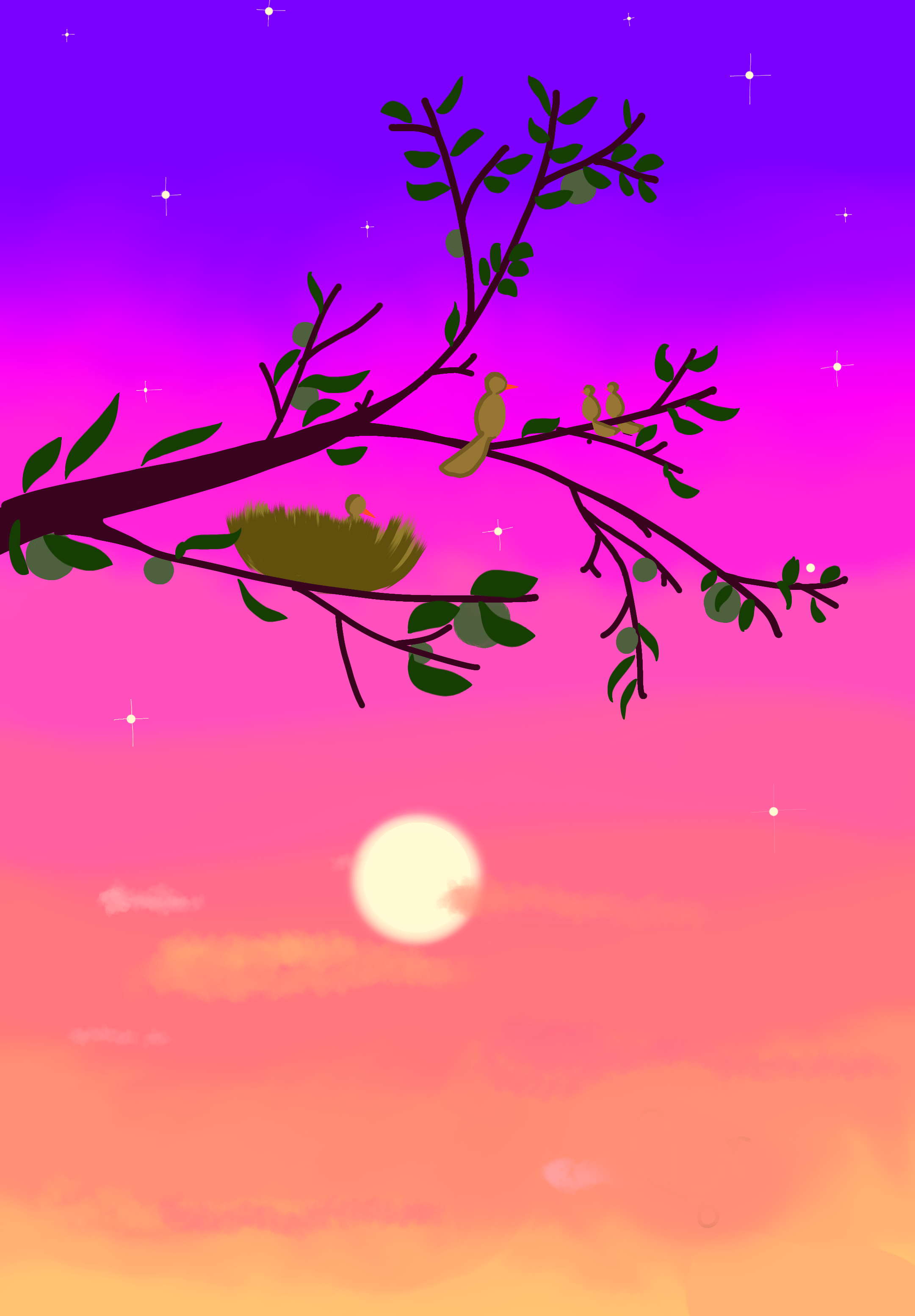 Evening Sky 🌄 - ibisPaint