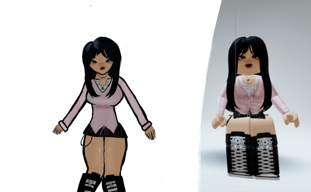 My Roblox avatar - ibisPaint