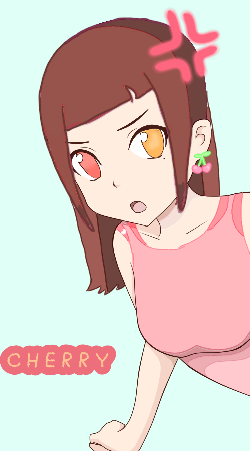 Cherry oc glow up - ibisPaint