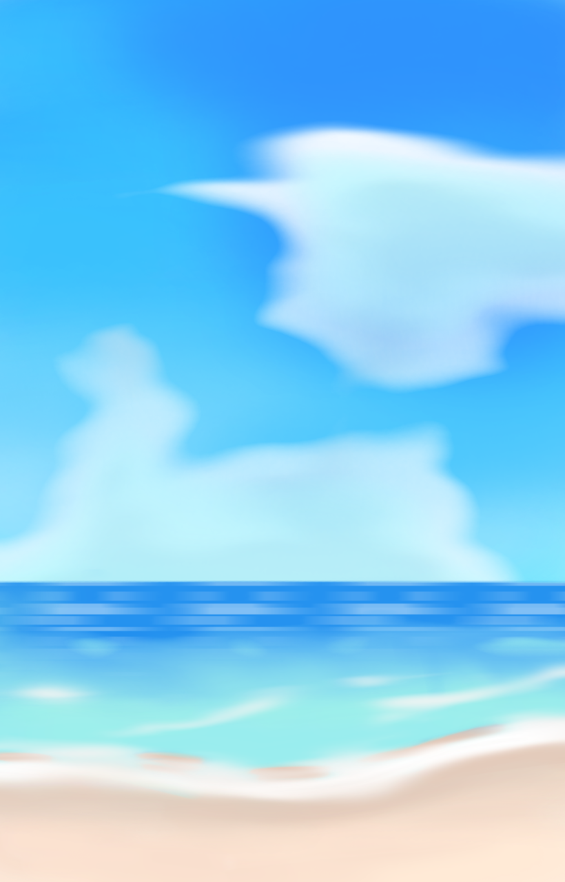 Escenario de verano - ibisPaint