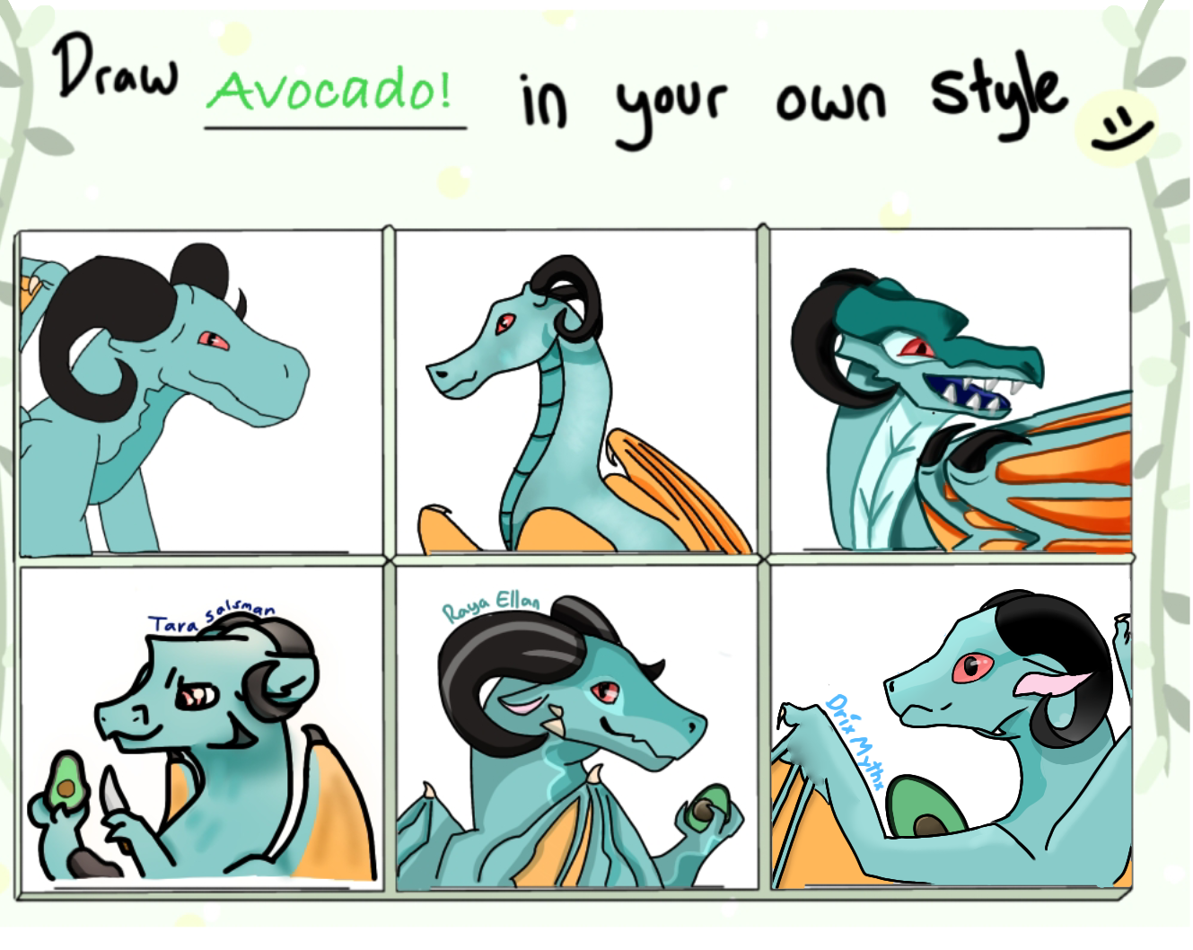 Avocado collab followed by Raya Ellan! - ibisPaint