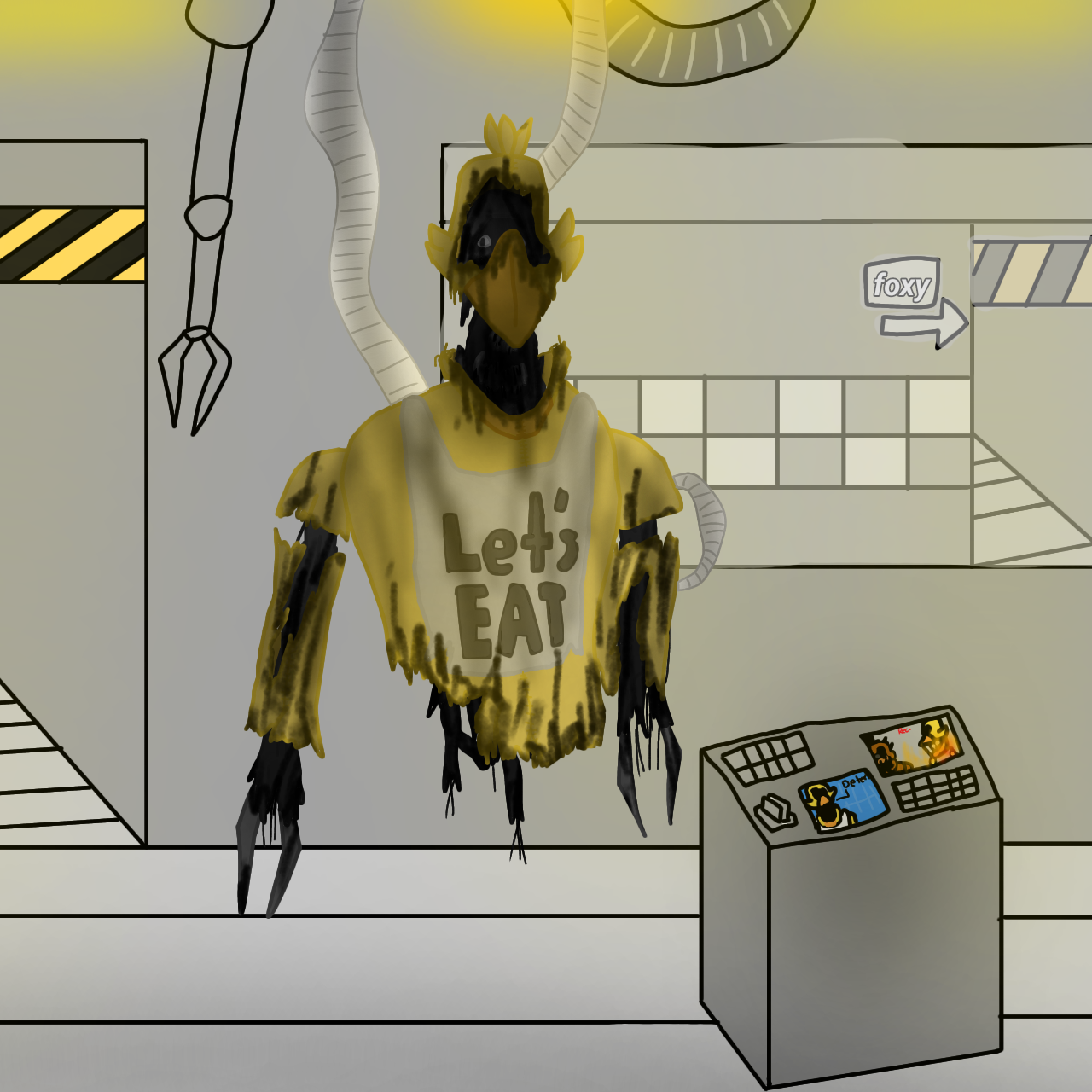 Experiment chica - ibisPaint