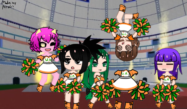My Hero Academia- Cheerleaders-The girls - ibisPaint