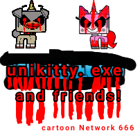unikitty.exe and friends logo - ibisPaint