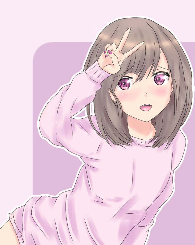 Pink Sweater - ibisPaint