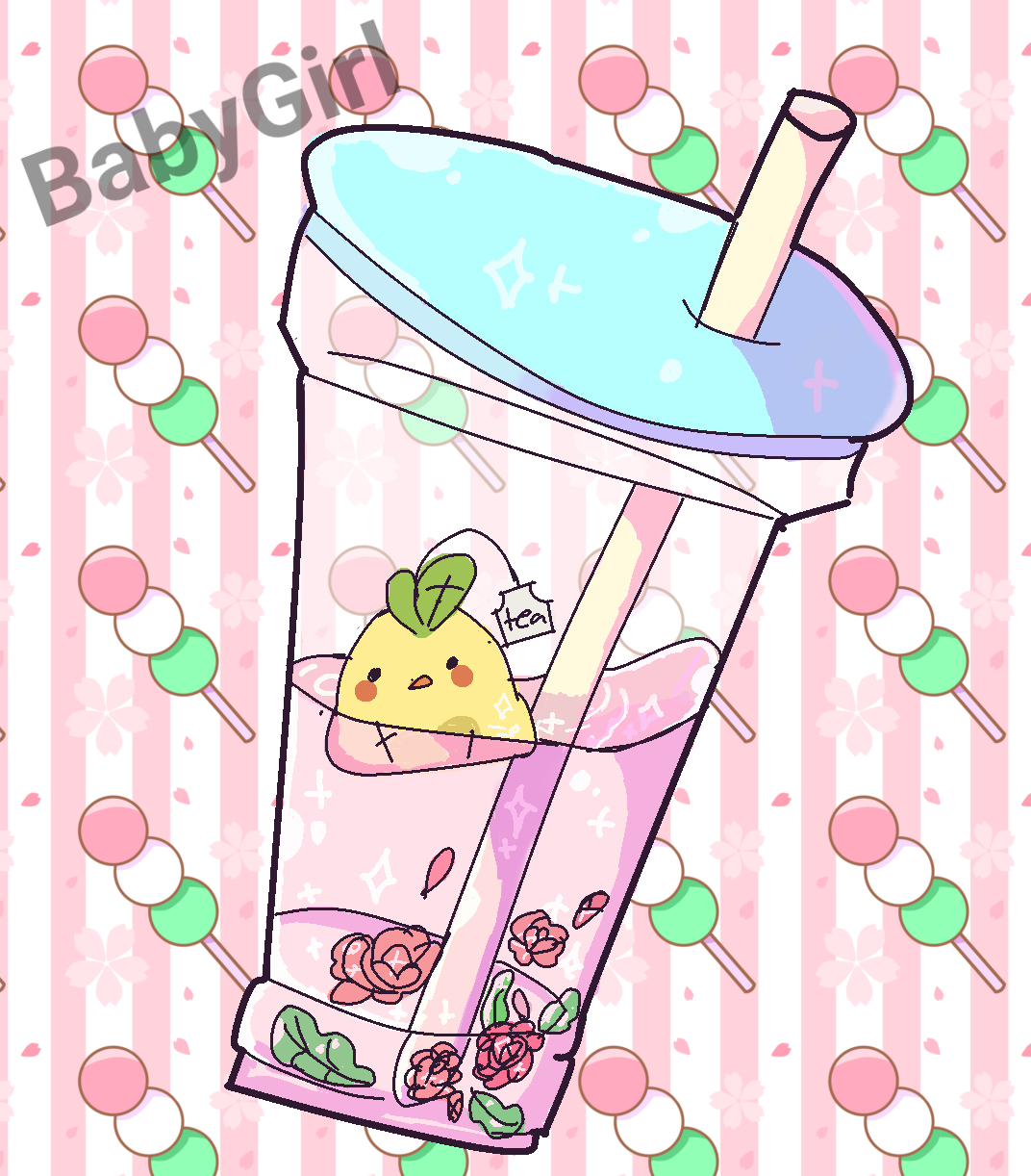 Boba cup - ibisPaint