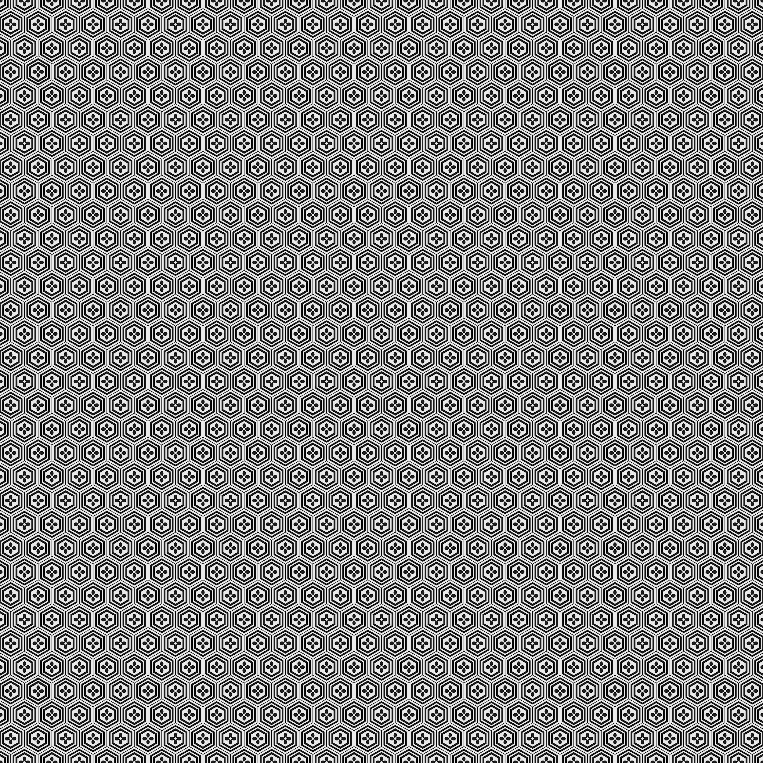 Kikkō Pattern(Gray) - ibisPaint