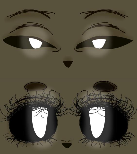 Siren Eyes VS Doe Eyes - ibisPaint