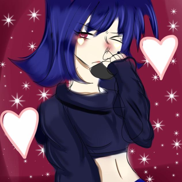 BLUE HAIR!!!! - ibisPaint