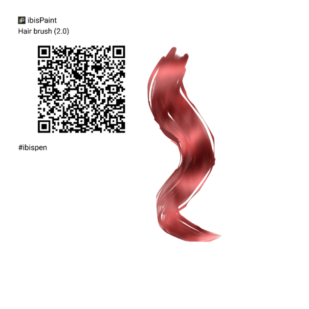 Hair brush 2.0 (qr code) - ibisPaint