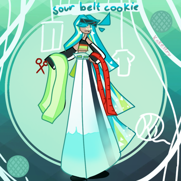 Sour belt cookie - ibisPaint