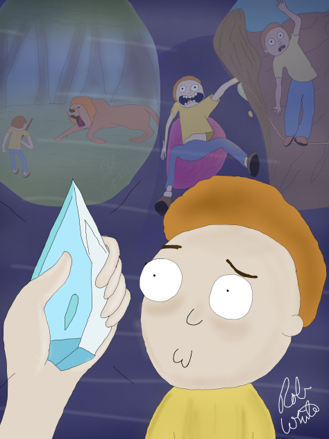 Morty and the Death Crystal wall2 - ibisPaint
