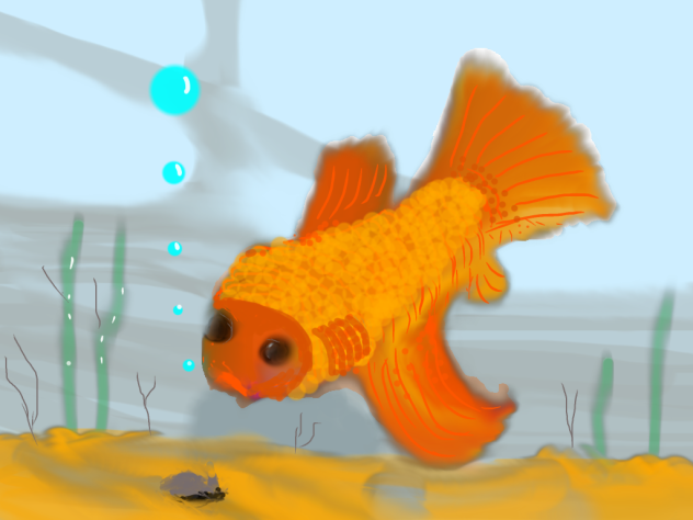 gold fish - ibisPaint