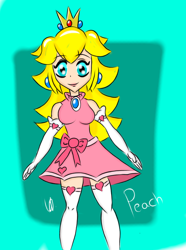 peach princess 👑👑👑 - ibisPaint