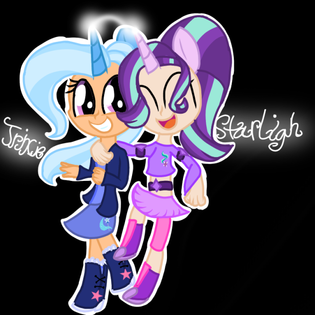 trixie and starlight human ..SP.. - ibisPaint