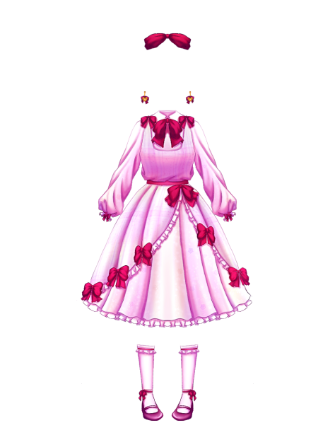 cute dress 👗 - ibisPaint