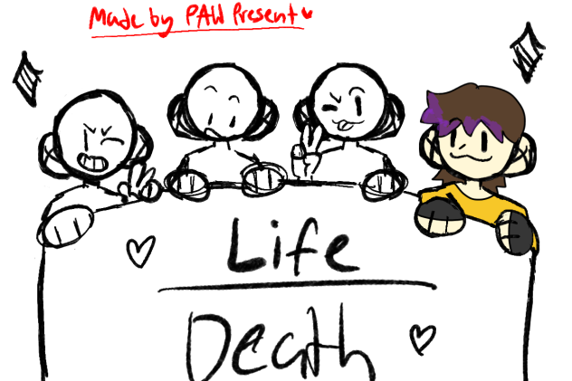 Life over death collab by Paw - ibisPaint