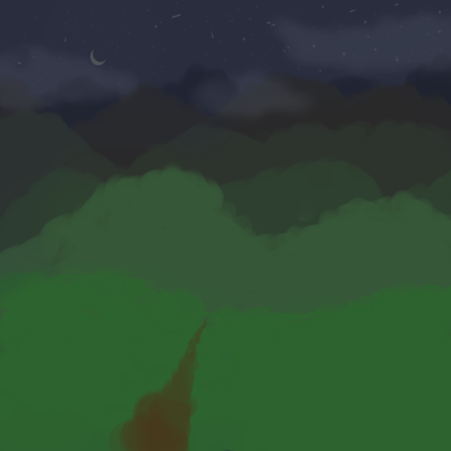 the mountains - ibisPaint