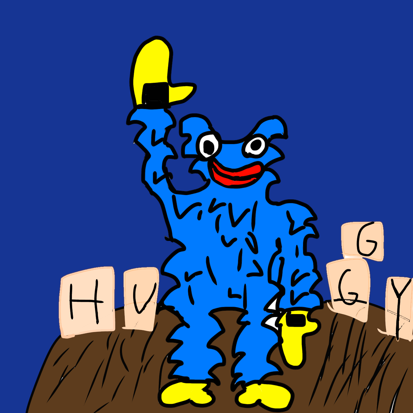 Huggy Wuggy(Хагги Вагги) - ibisPaint