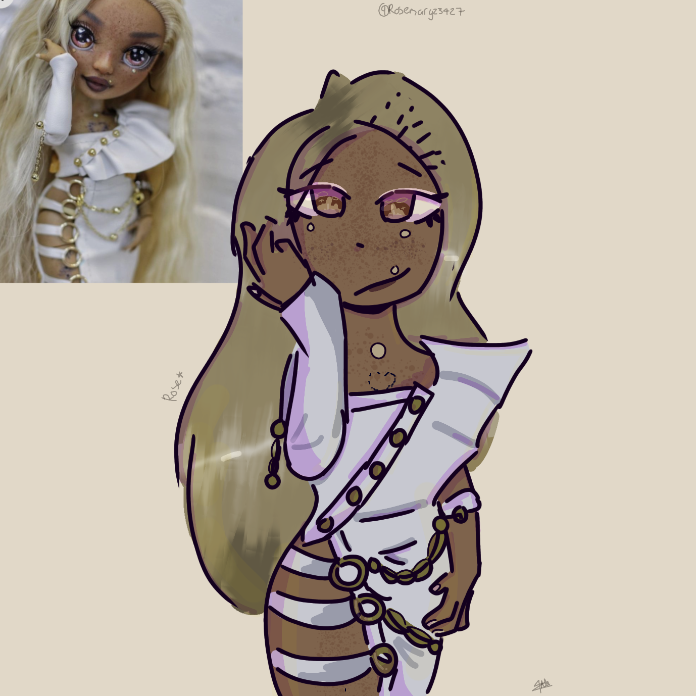 rainbow high doll - ibisPaint