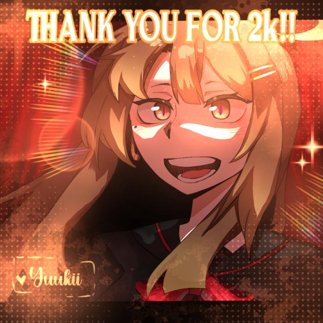 THANK YOU FOR 2K!! - ibisPaint
