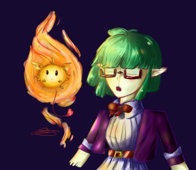 Moshi and Elf friend ! - ibisPaint