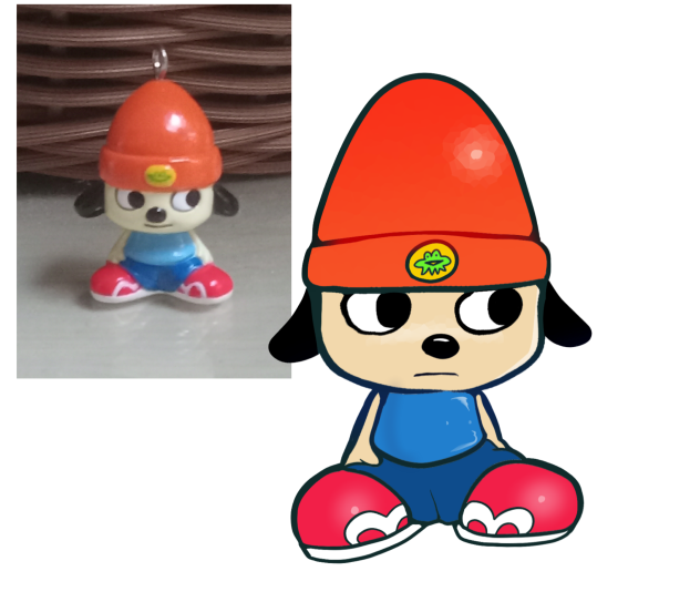 my parappa keychain - ibisPaint