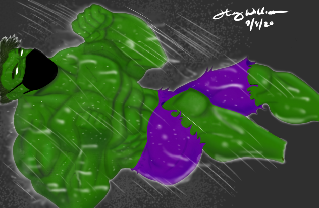 The Hulk - ibisPaint