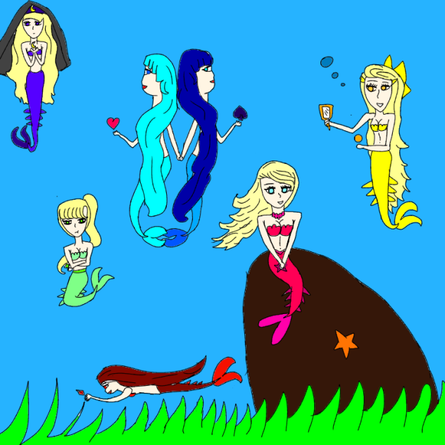The 7 mermaids - ibisPaint