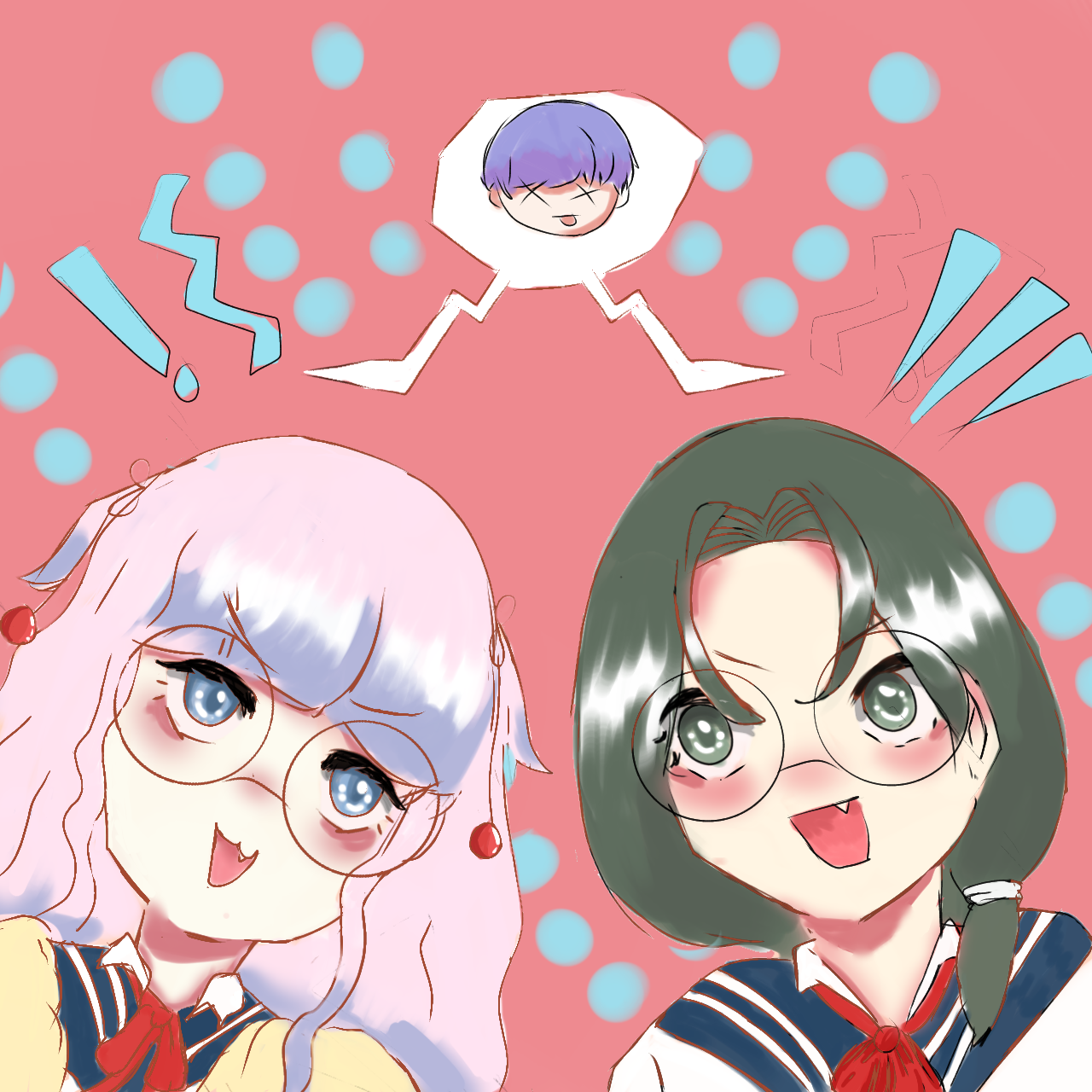 The bond of friendship is eliminated omo - ibisPaint