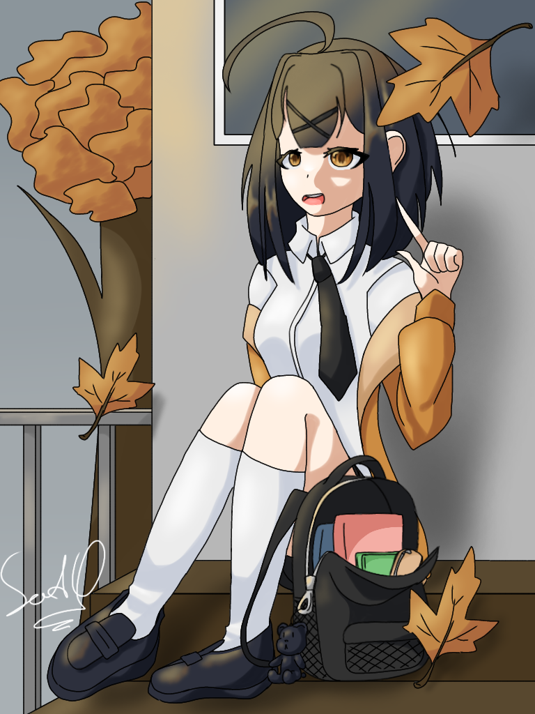 came to school early~~ - ibisPaint