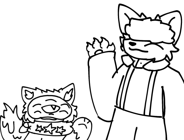 Nigel And Stryx Meet - ibisPaint