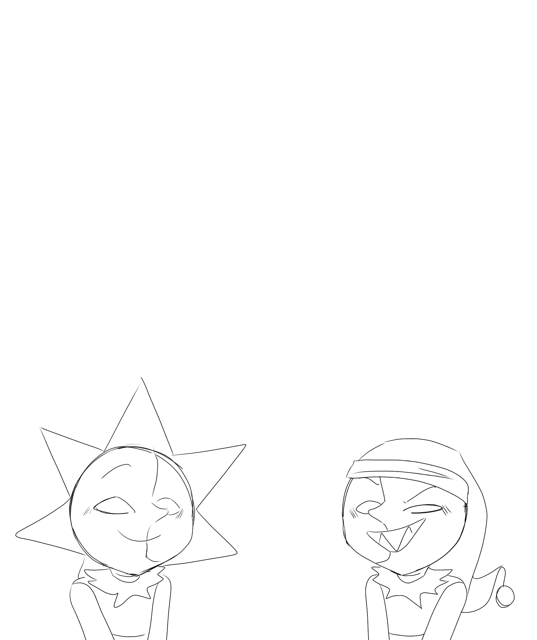 Sun and Moon Cute - ibisPaint
