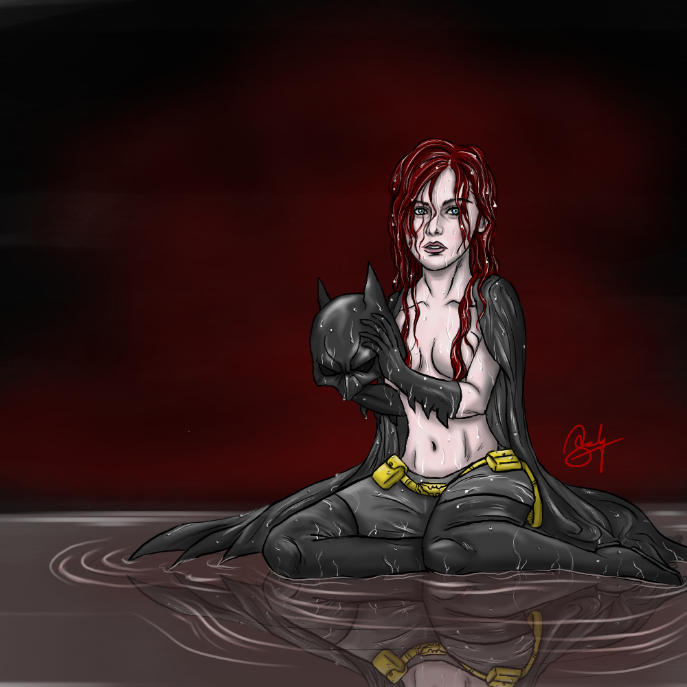 Batman x Ariel - ibisPaint