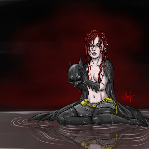 Batman x Ariel - ibisPaint