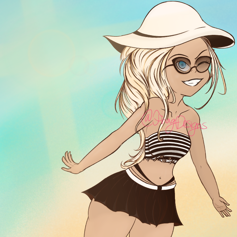 Beach Babe - ibisPaint