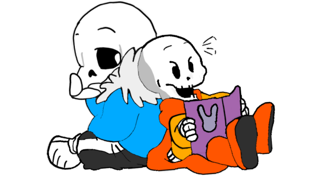 Kid Sans And Papyrus - ibisPaint