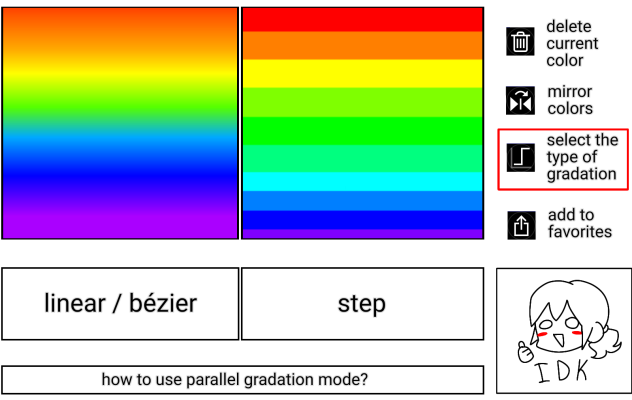 Parallel gradation - ibisPaint