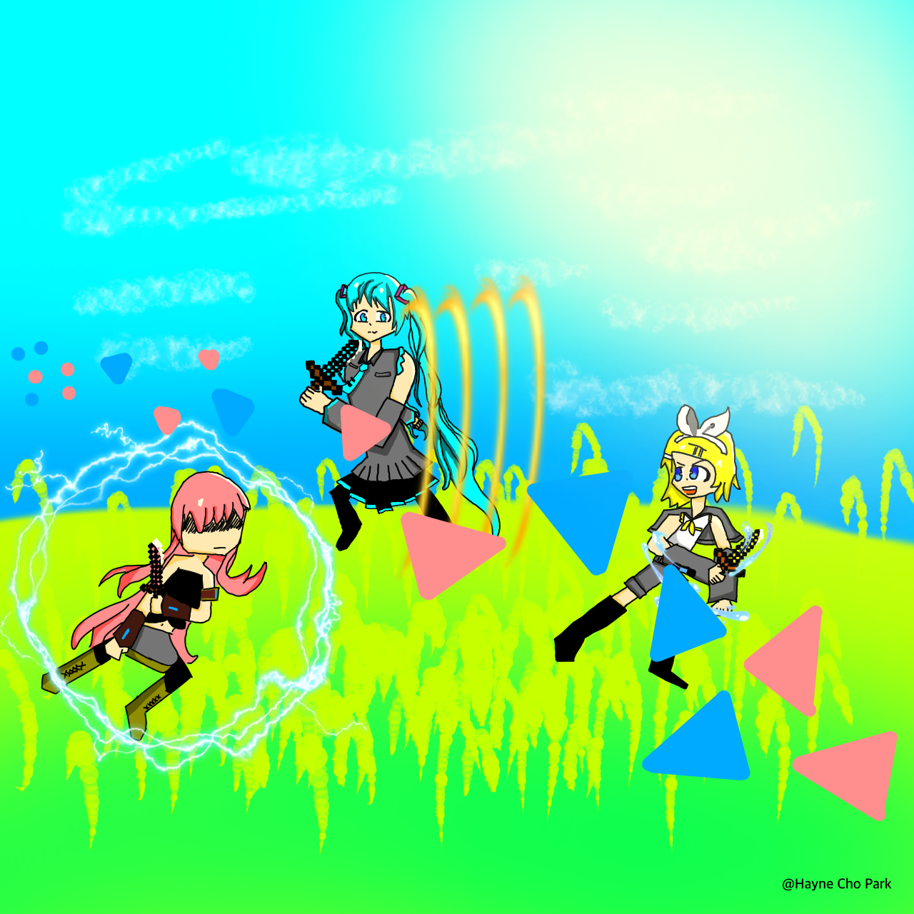 Project Sekai, Minecraft - ibisPaint