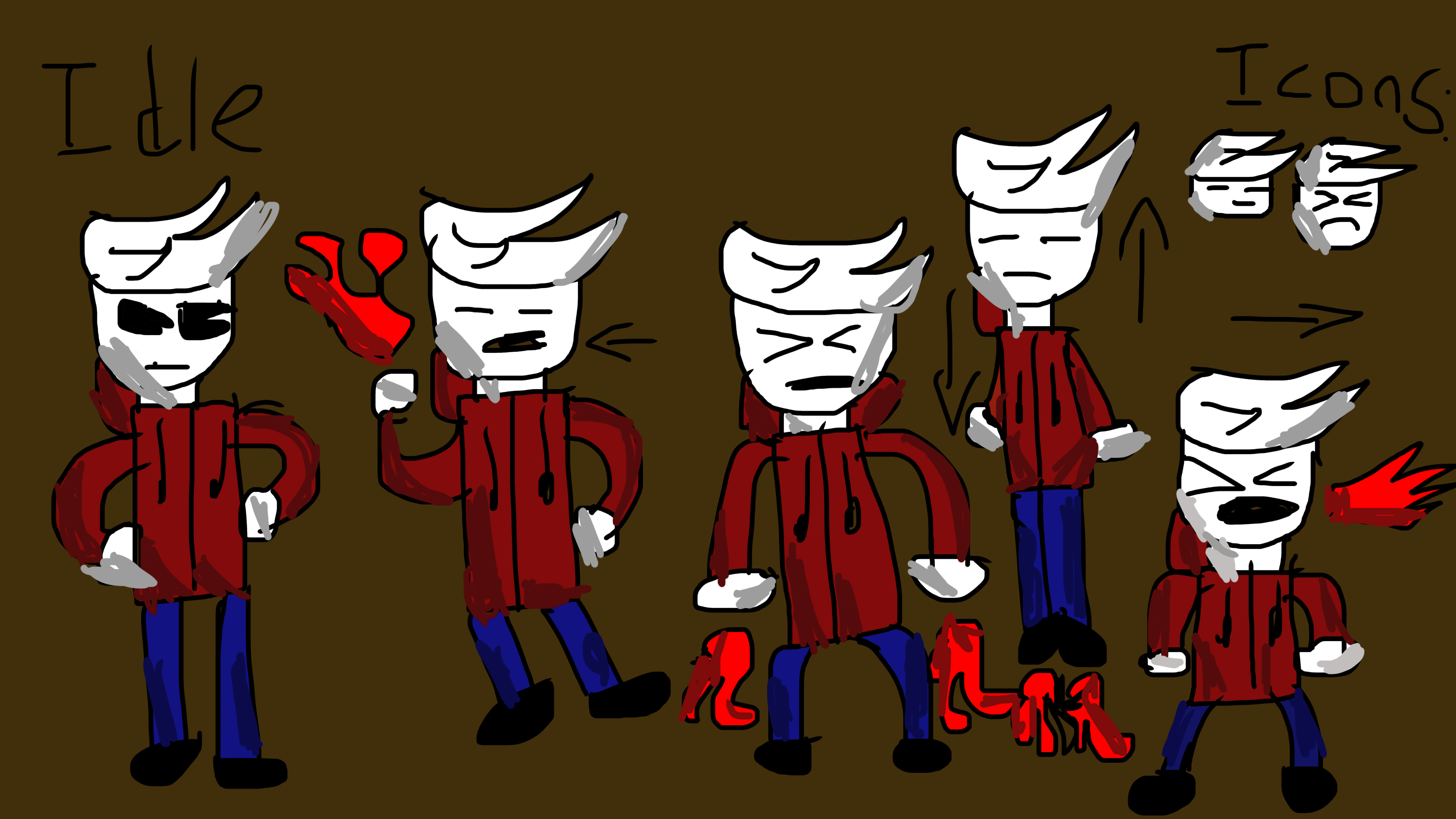 Rage FNF Mod - ibisPaint