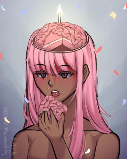 Birthday cake - ibisPaint